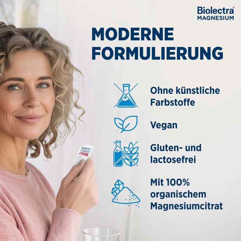 Biolectra® Magnesium 486 mg Intens Trinkpulver Orange-Mango 20 stk