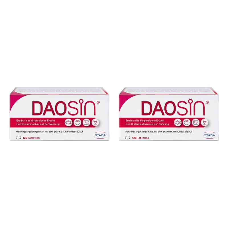 Daosin Tabletten zur Unterstützung des Histaminabbaus 2x120 stk