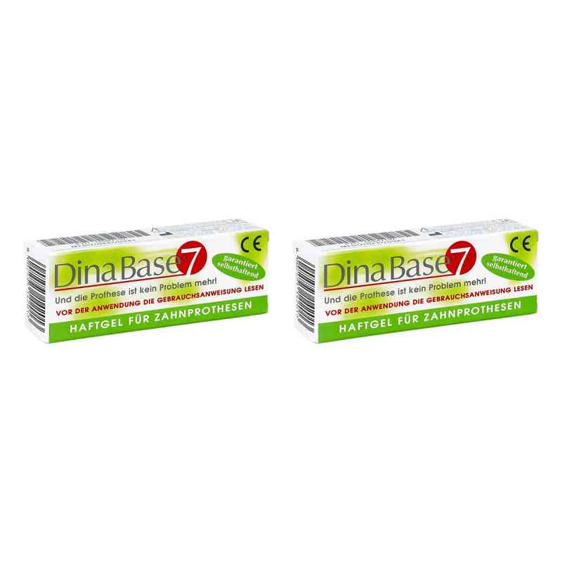 Dinabase 7 Haftgel für Zahnprothesen 2x1 stk online kaufen