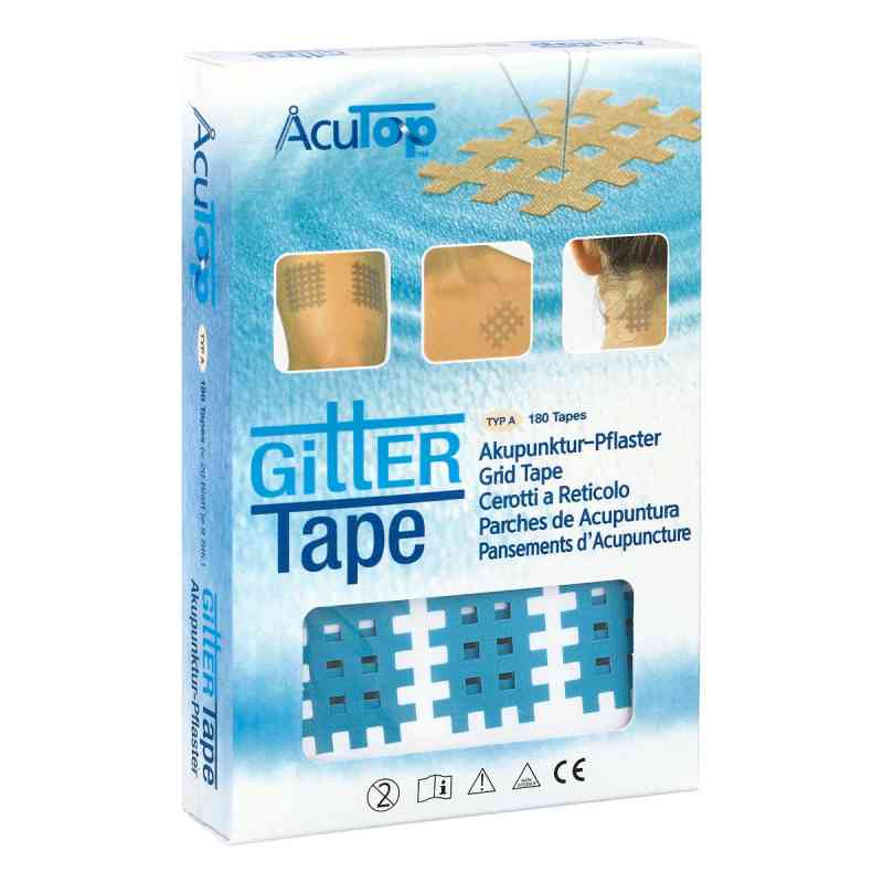 Gitter Tape Acutop Akupunkturpflaster 2x3 cm blau 180 stk