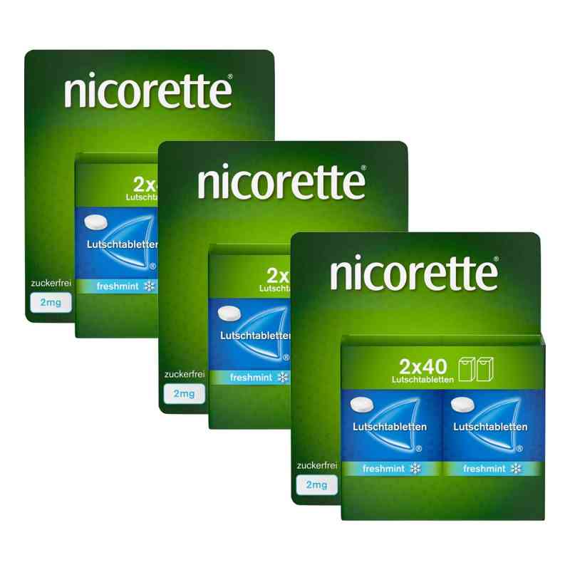 nicorette® Lutschtabletten 2 mg 3x80 stk online kaufen