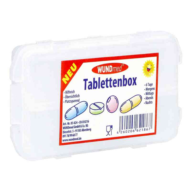 Tablettenbox mit 10 Fächern farbig sortiert 1 stk