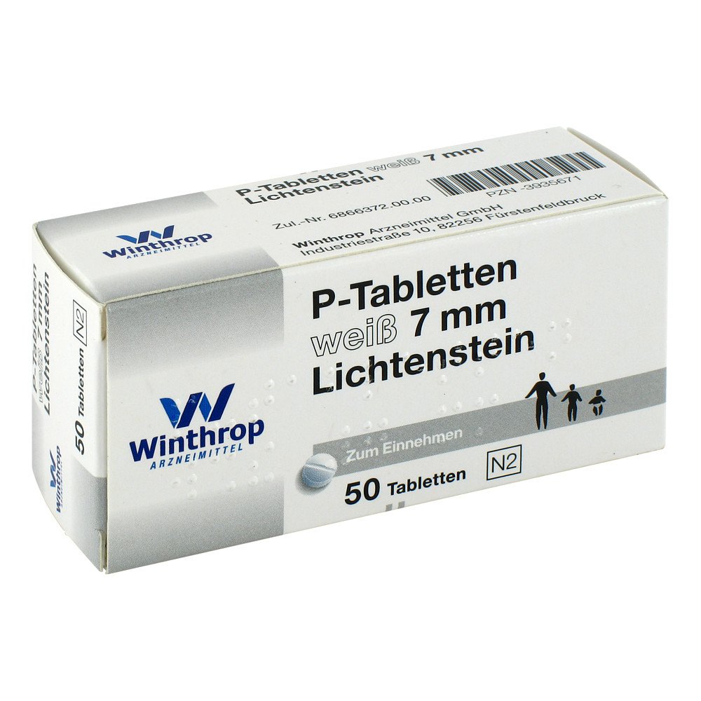 P Tabletten weiss 7 mm Teilk. 50 stk – Apotheke.de