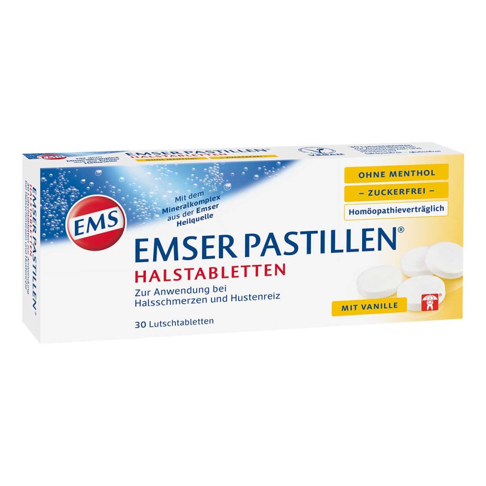 Emser Pastillen ohne Menthol zuckerfrei 30 stk