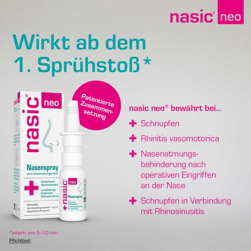 Nasic neo Nasenspray 10 ml – Apotheke.de