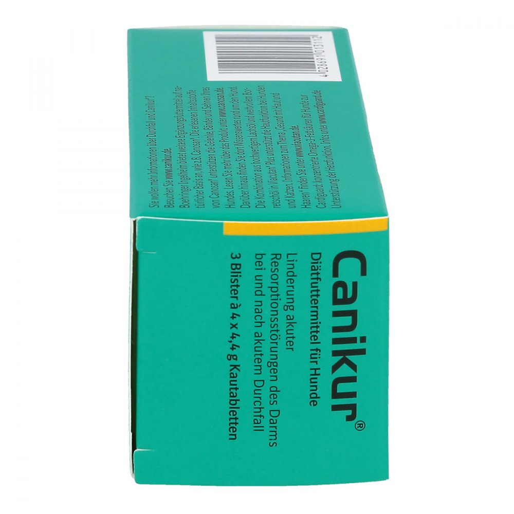 Canikur Kautabletten für Hunde bei akutem Durchfall 3X4 stk