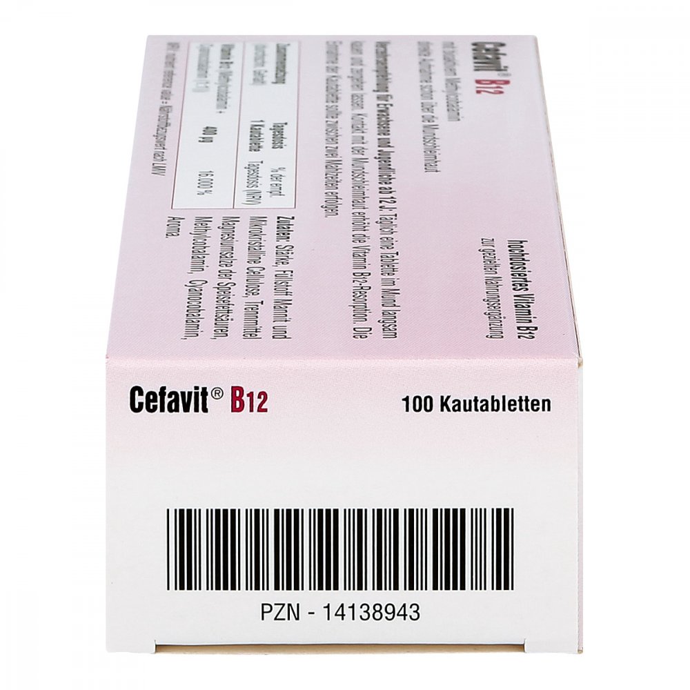 Cefavit B12 Kautabletten 100 stk online kaufen