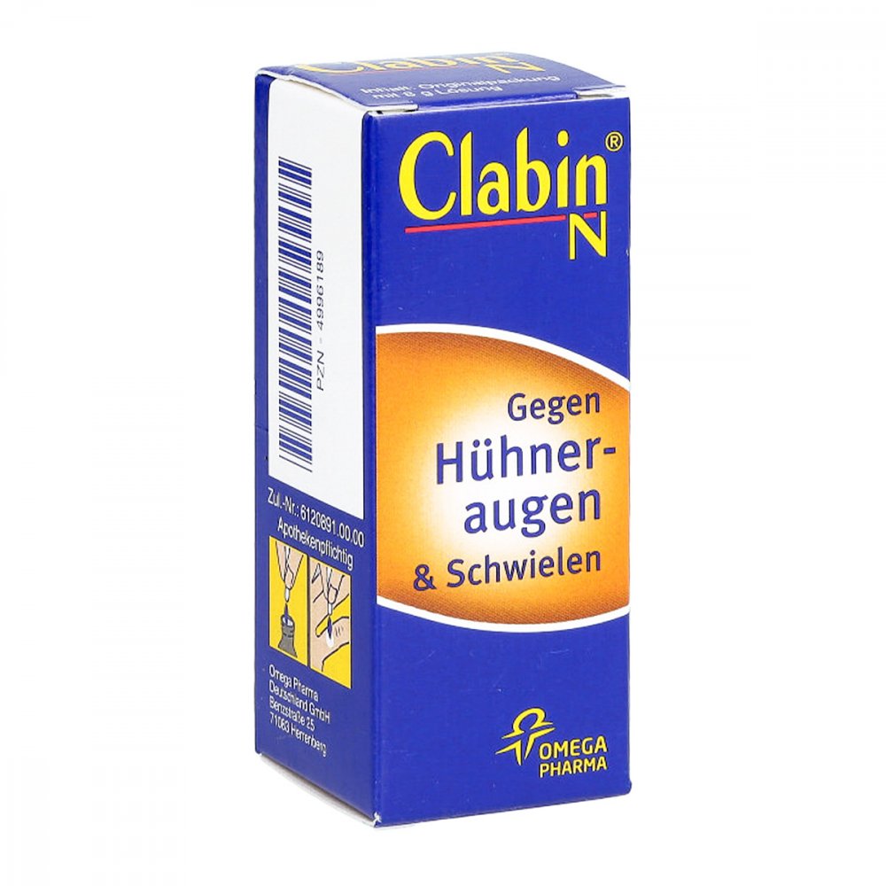 CLABIN N - Lösung zur Behandlung von Hühneraugen und Schwielen 8 g