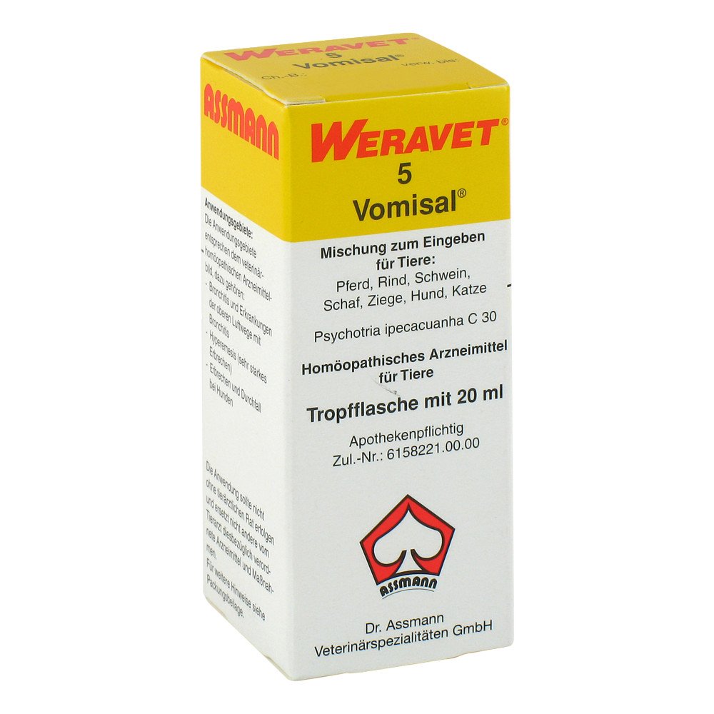 Vomisal 5 Tropfen veterinär 20 ml online kaufen