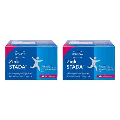 Zink STADA 25mg Zinkcitrat Tabletten 2x90 stk online kaufen